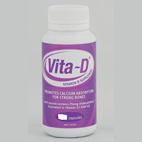 Vita-D Vitamin D Supplement 60 Capsules – OzChemist Australia
