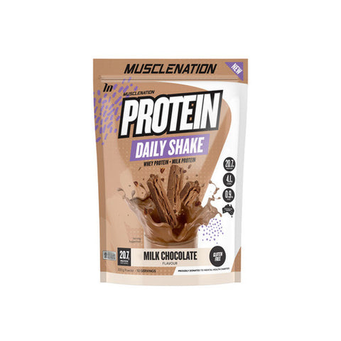 Muscle Nation Whey Protein Daily Shake Milk Chocolate 300g – OzChemist ...