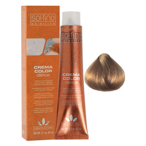 Solfine Crema Colour Délice 8.3 Light Golden Blonde 60 ml – OzChemist ...