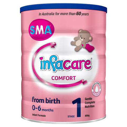 SMA INFACARE COMFORT INFANT PWDR 0-6M 850G – OzChemist Australia