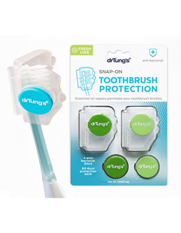 Dr Tung's Snap-On Toothbrush Protection 2 Pack – OzChemist Australia