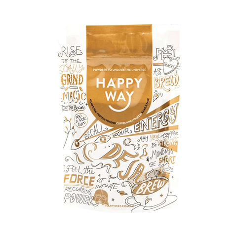 Happy Way Whey Protein Powder Coffee 60g 6PK – OzChemist Australia