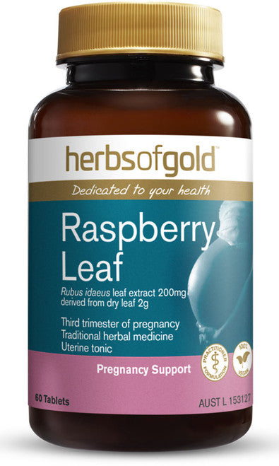 Herbs of Gold Raspberry Leaf 60 Tablets – OzChemist Australia
