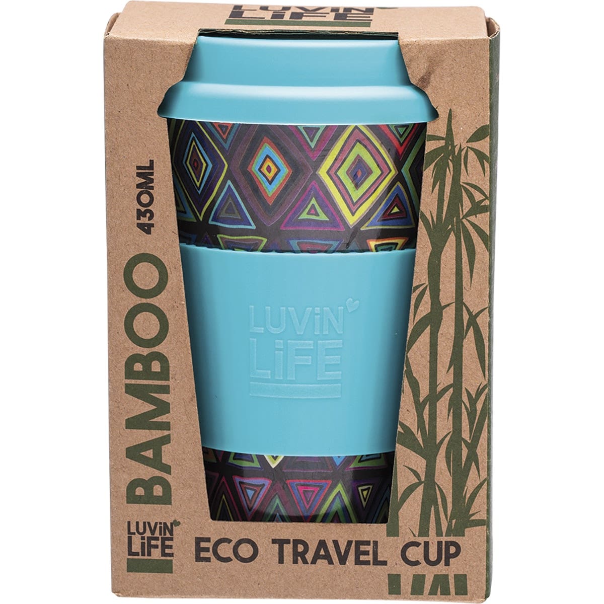 LUVIN LIFE Bamboo Cup Retro 430ml – OzChemist Australia