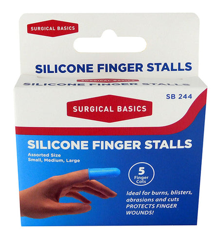Surgical Basics Silicone Finger Stalls 5 Pack – OzChemist Australia